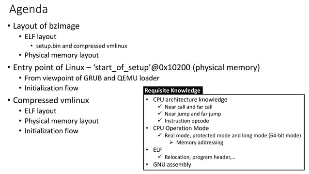 Vmlinux: anatomy of bzimage and how x86 64 processor is booted | PDF ...