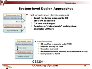 Vmm concepts | PPT | Operating Systems | Computer Software and Applications