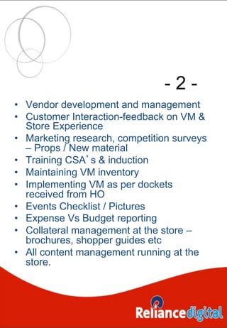 VM MANUAL / GUIDELINES | PDF