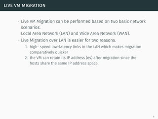 Live VM Migration | PDF