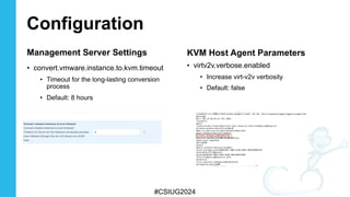 VM Migration from VMware to CloudStack and KVM – Suresh Anaparti, ShapeBlue | PDF