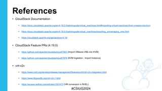 VM Migration from VMware to CloudStack and KVM – Suresh Anaparti ...
