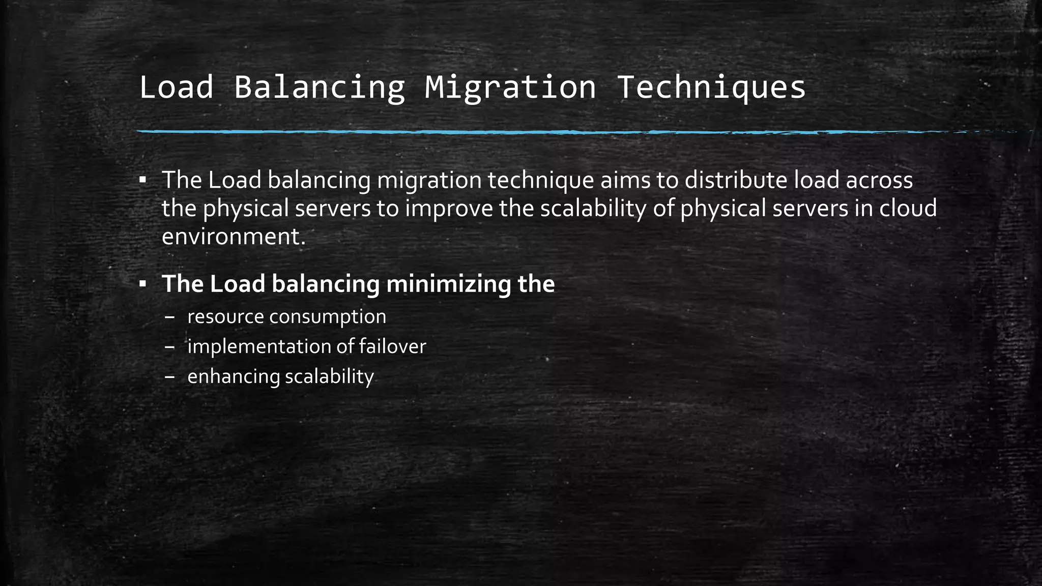Vm migration techniques | PPTX
