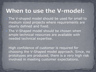 verification vs validation(v & v model) | PPTX