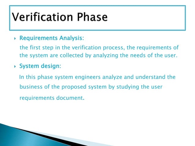 V model Over view (Software Engineering) | PPTX | Computing | Technology & Computing