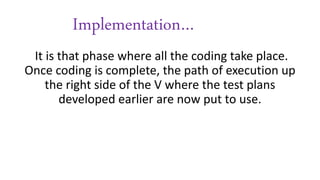 V model presentation | PPTX