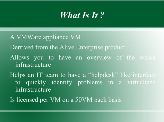 vCenter Operations | ODP