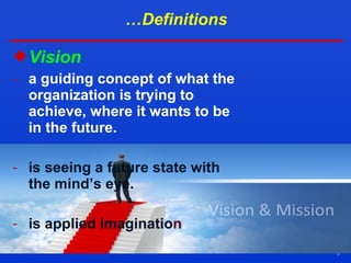 Vision Mission Oral Report | PPT