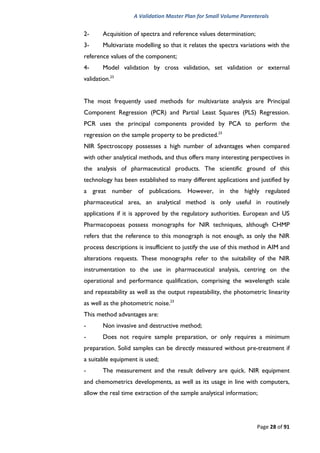 VALIDATION MASTER PLAN | PDF