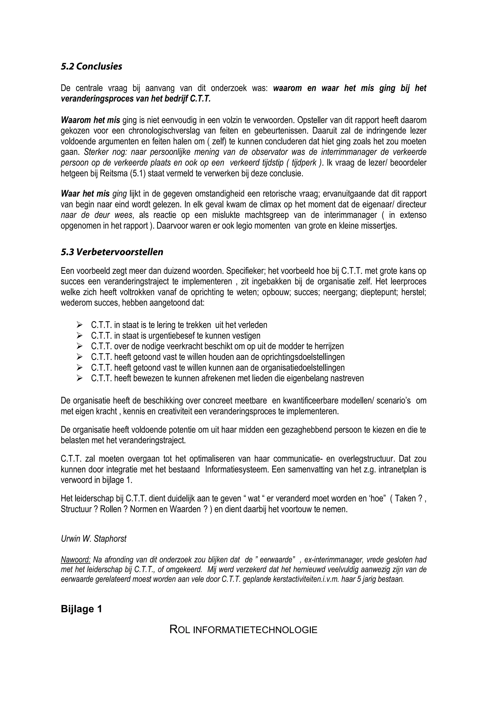 HBO Paper Verandermanagement | PDF