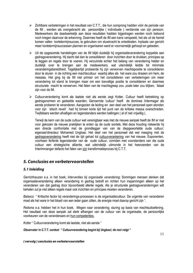 HBO Paper Verandermanagement | PDF