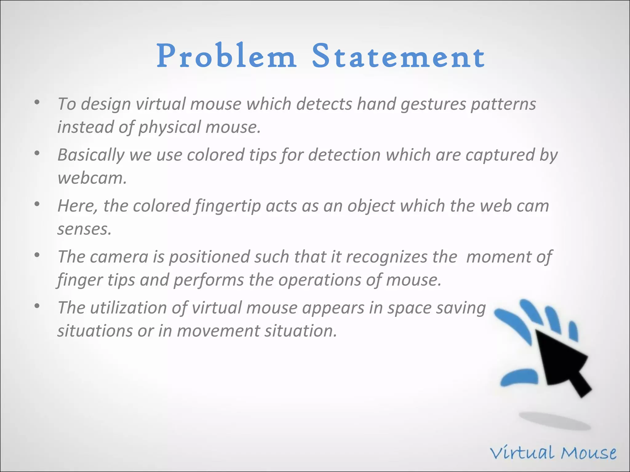 Virtual Mouse | PPT