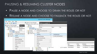 Hands on with Hyper-V Clustering Maintenance Mode & Cluster Aware ...