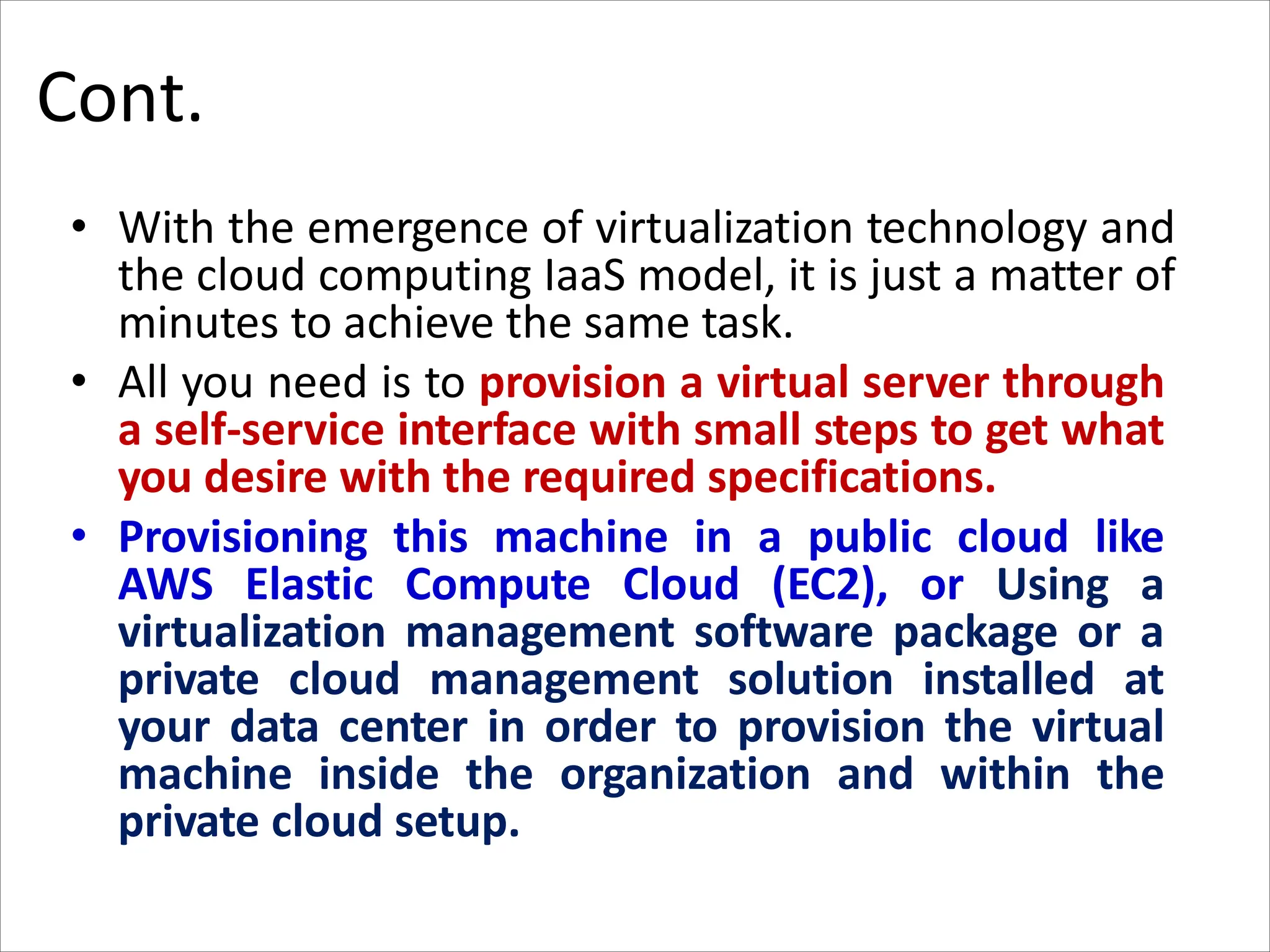 The life cycle of a virtual machine (VM) provisioning process | PDF