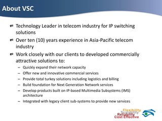 VSC Wholesale & Retail Softswitch | PDF