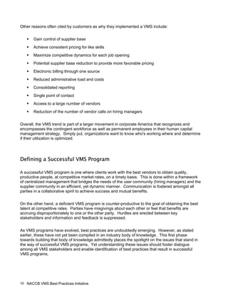Vms bestpractices | PDF