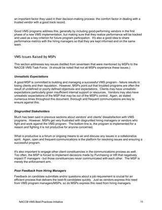 Vms bestpractices | PDF