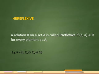 Relations and Its Applications | PPTX