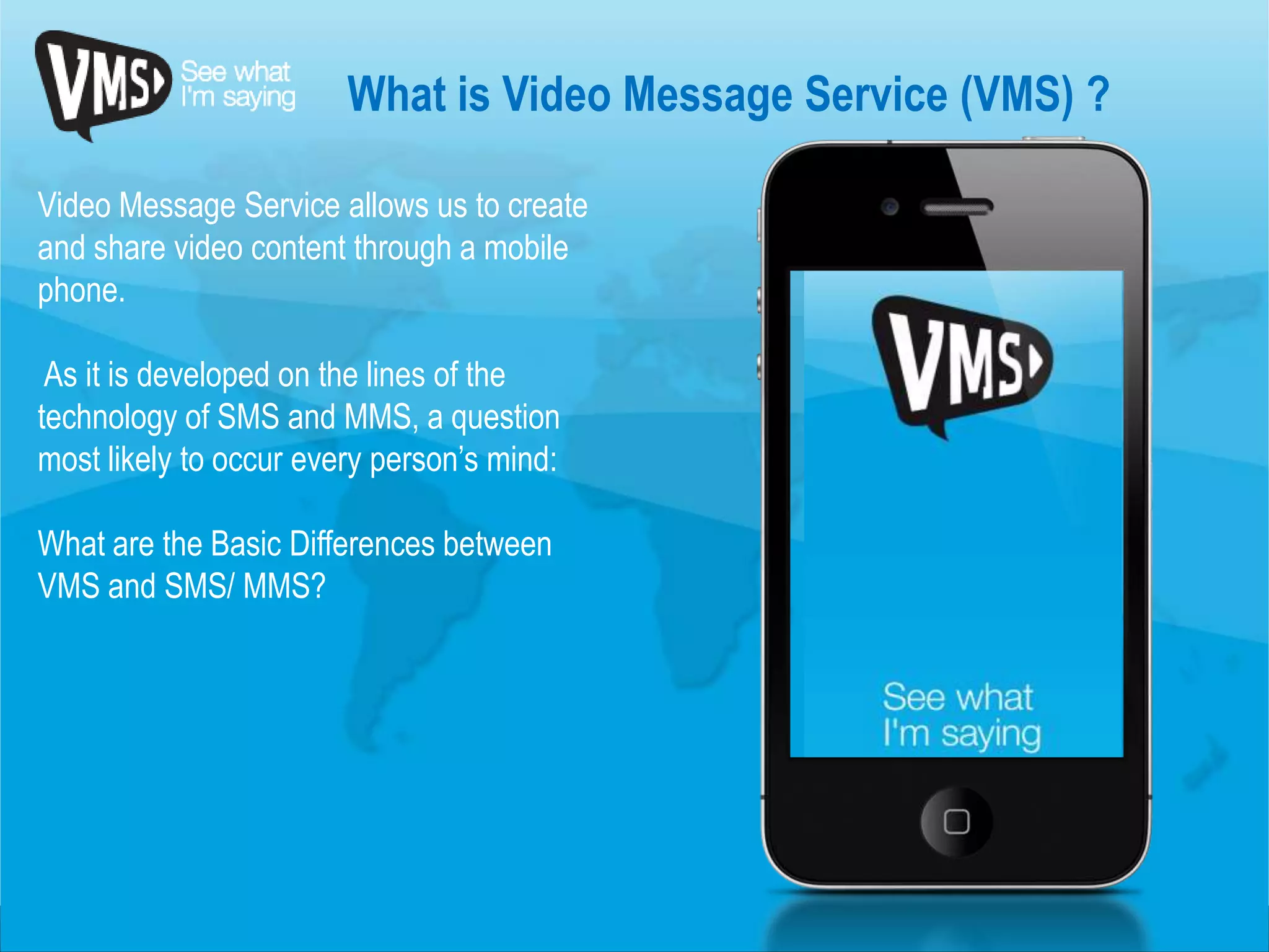 Vms vs mms & sms | PPTX