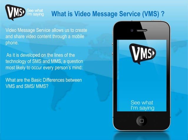 Vms vs mms & sms | PPTX | Email | Internet