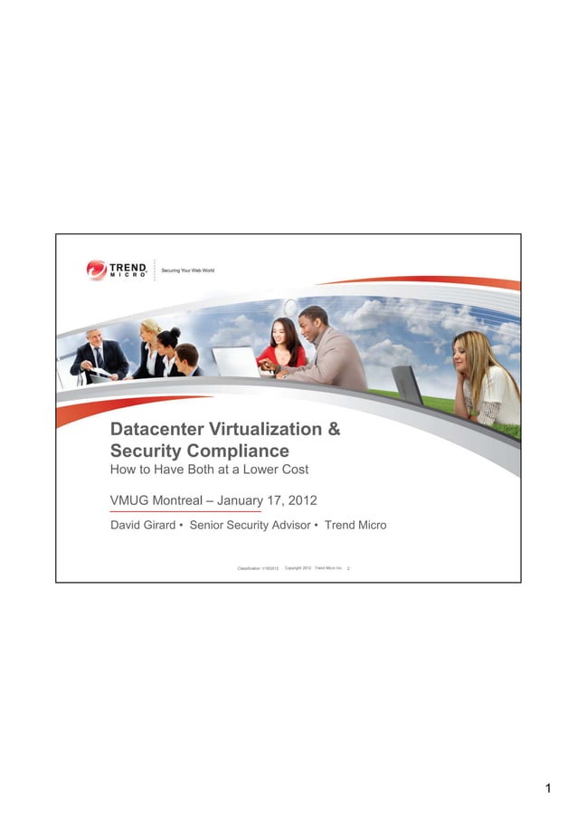 Trend Micro - Virtualization and Security Compliance | PDF