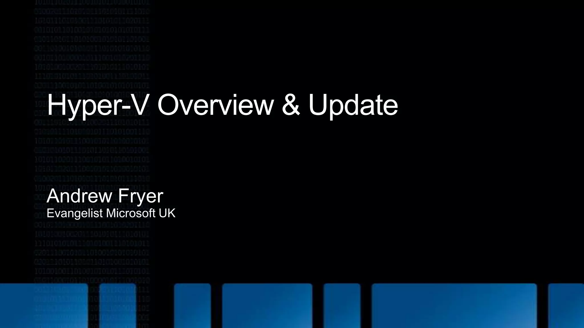 Vmug hyper v overview | PPT
