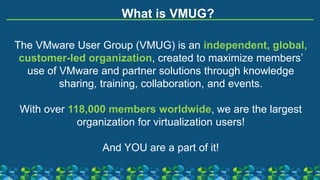 Presentazione VMUG @ VMUGIT UserCon 2015 | PPT