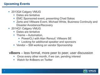 Vmug ppt 2013 sept | PPT
