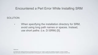 four issues I encountered deploying vCenter and SRM 5.5 in a Windows ...