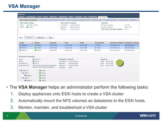 Vmug v sphere storage appliance (vsa) overview | PPTX