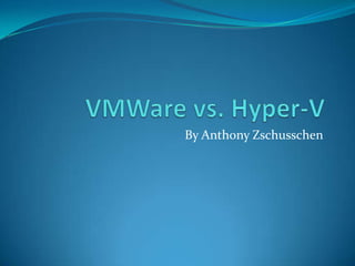 Vm Vs Hyperv | PPT