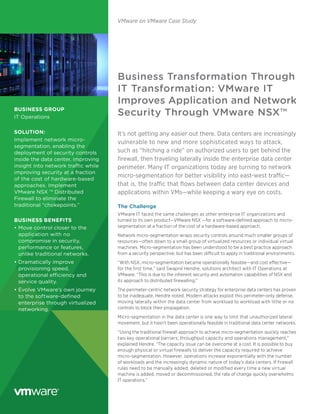 NSX on VMware Data Center | PDF