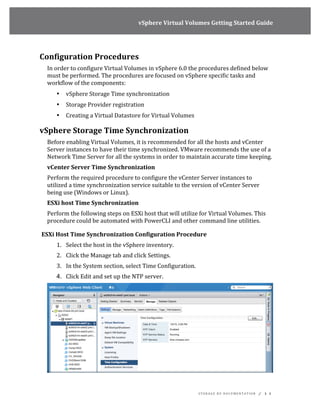 VMware vSphere Virtual Volumes: Getting Started Guide | PDF