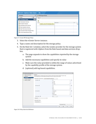 VMware vSphere Virtual Volumes: Getting Started Guide | PDF