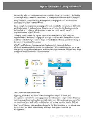 VMware vSphere Virtual Volumes: Getting Started Guide | PDF