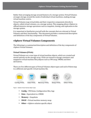 VMware vSphere Virtual Volumes: Getting Started Guide | PDF