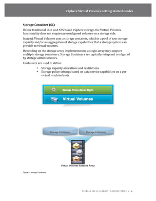 VMware vSphere Virtual Volumes: Getting Started Guide | PDF