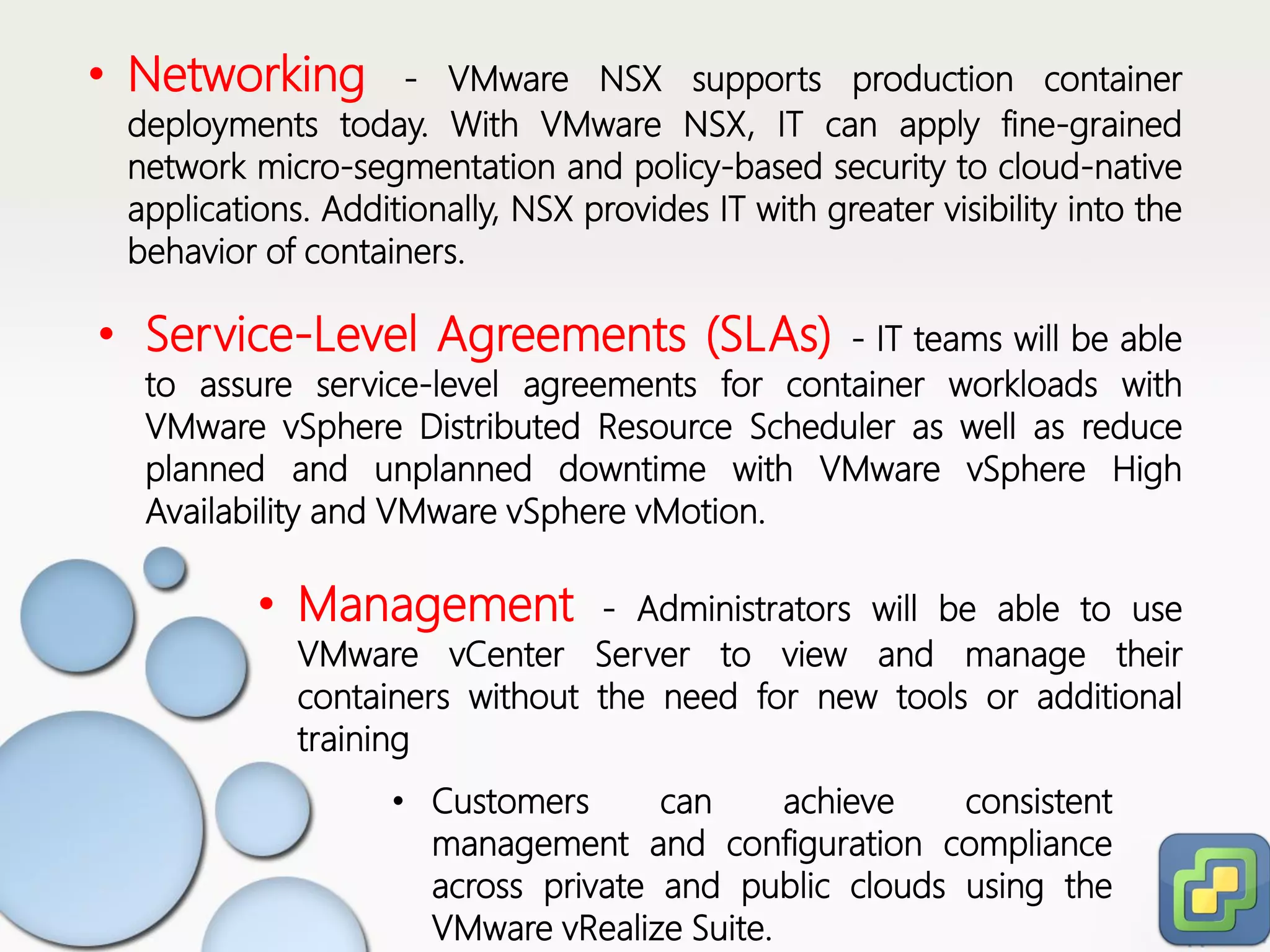 VMware goes container crazy with vSphere integrated containers | PPT
