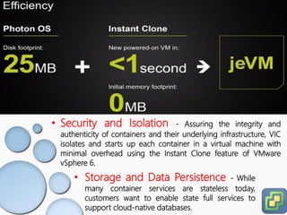 VMware goes container crazy with vSphere integrated containers | PPT