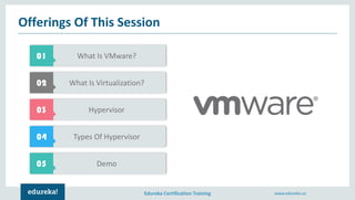 VMware Tutorial For Beginners | VMware Workstation | VMware Virtualization | Edureka | PDF