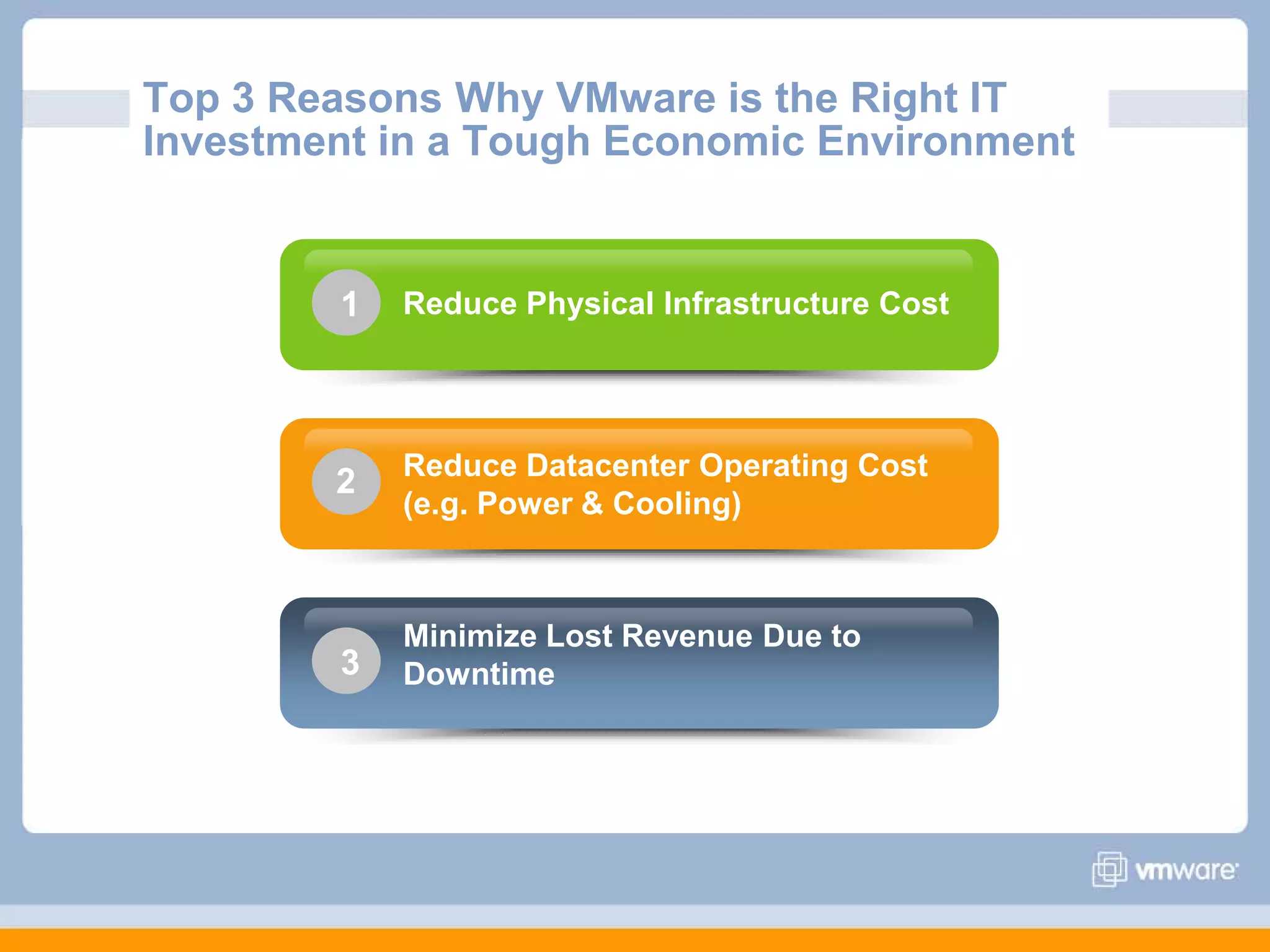 VMware Cost Savings Through Virtualization | PDF