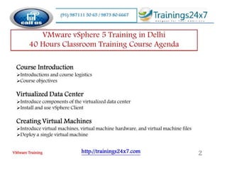 Trainings24X7 Vmware Training (vSphere) | PDF | Computing | Technology ...