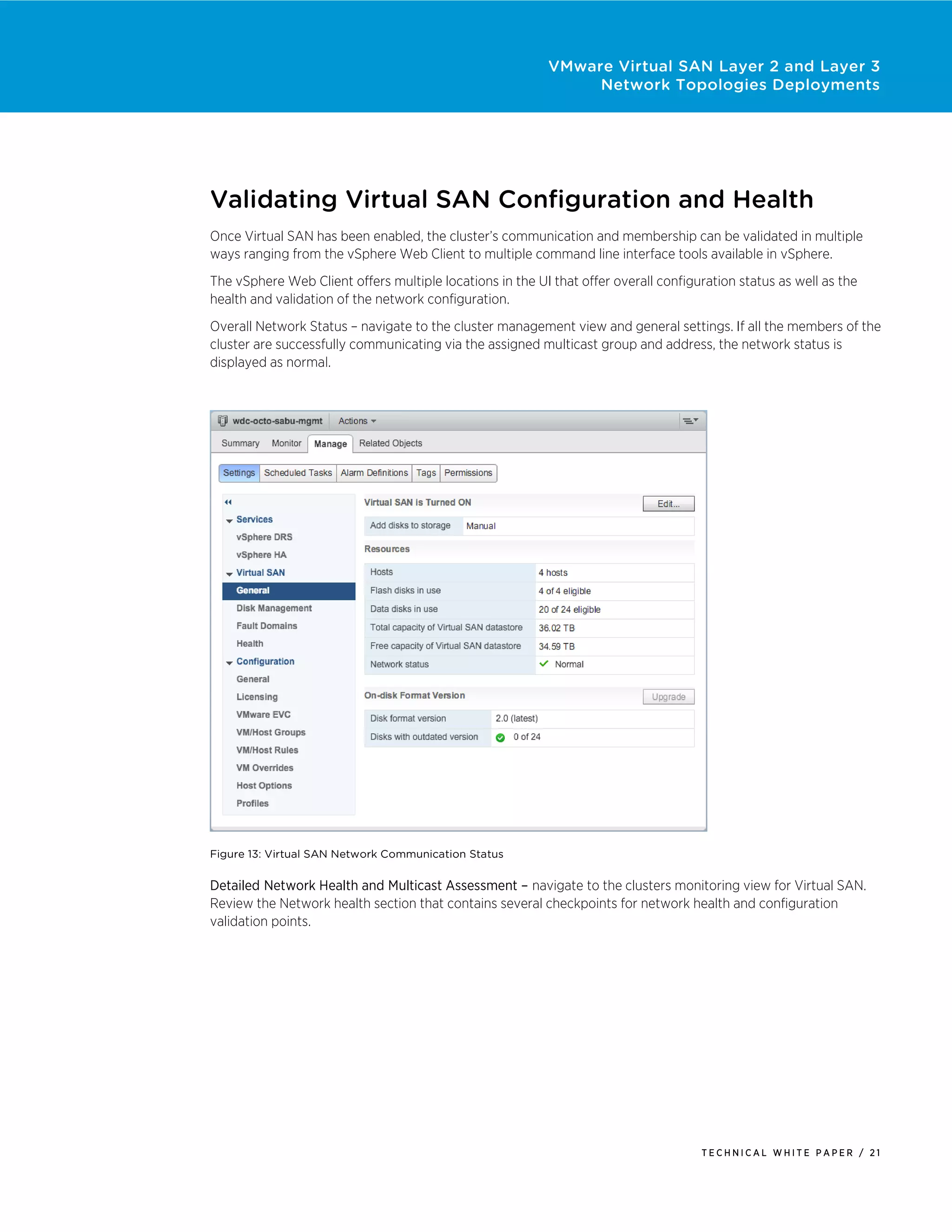 Vmware vsan-layer2-and-layer3-network-topologies | PDF