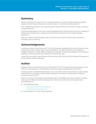 Vmware vsan-layer2-and-layer3-network-topologies | PDF