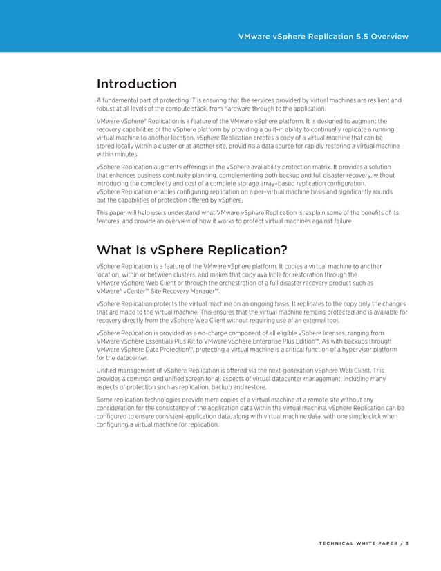 V mware v-sphere-replication-overview | PDF