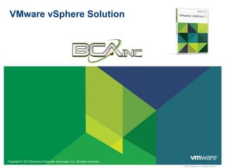 V mware v-sphere & vsa presentation | PPTX