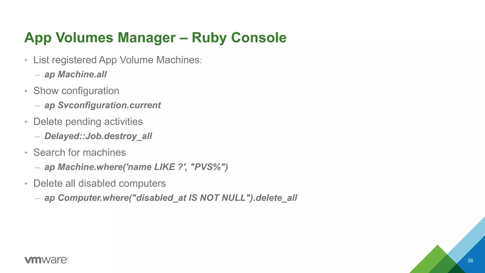 VMware App Volumes Troubleshooting | PPTX