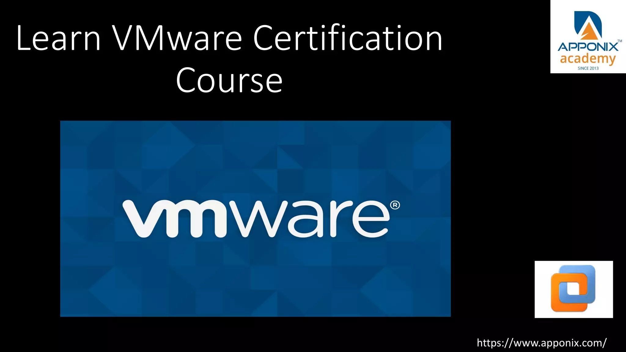 VMware certification | PPT