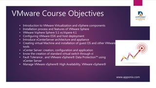 V mware certification course | PPT
