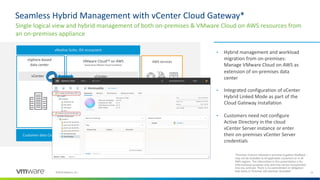 VMware Cloud on Amazon Web Services | PDF